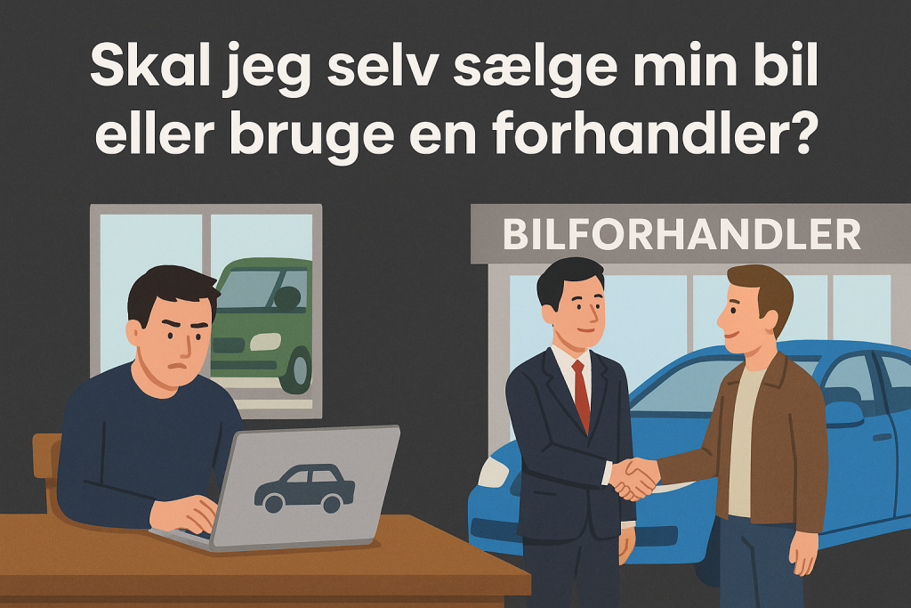 Skal du sælge eller bytte din bil? Her er fordele og ulemper
